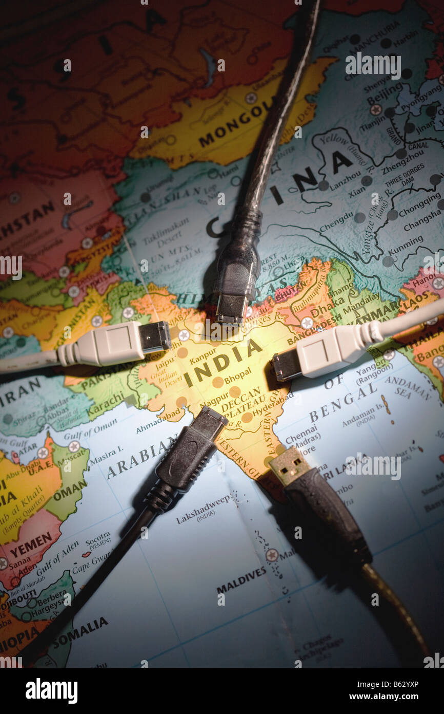 Map of cable hi-res stock photography and images - Alamy