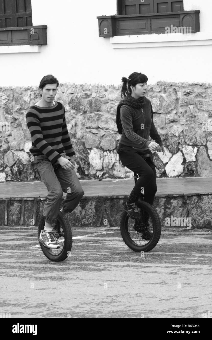 Ride a monocycle hi-res stock photography and images - Alamy