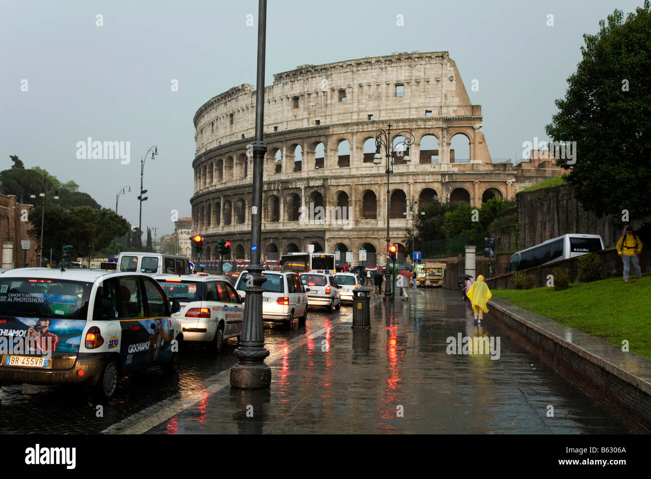 The Colosseum in rain Rome Italy Stock Photo - Alamy