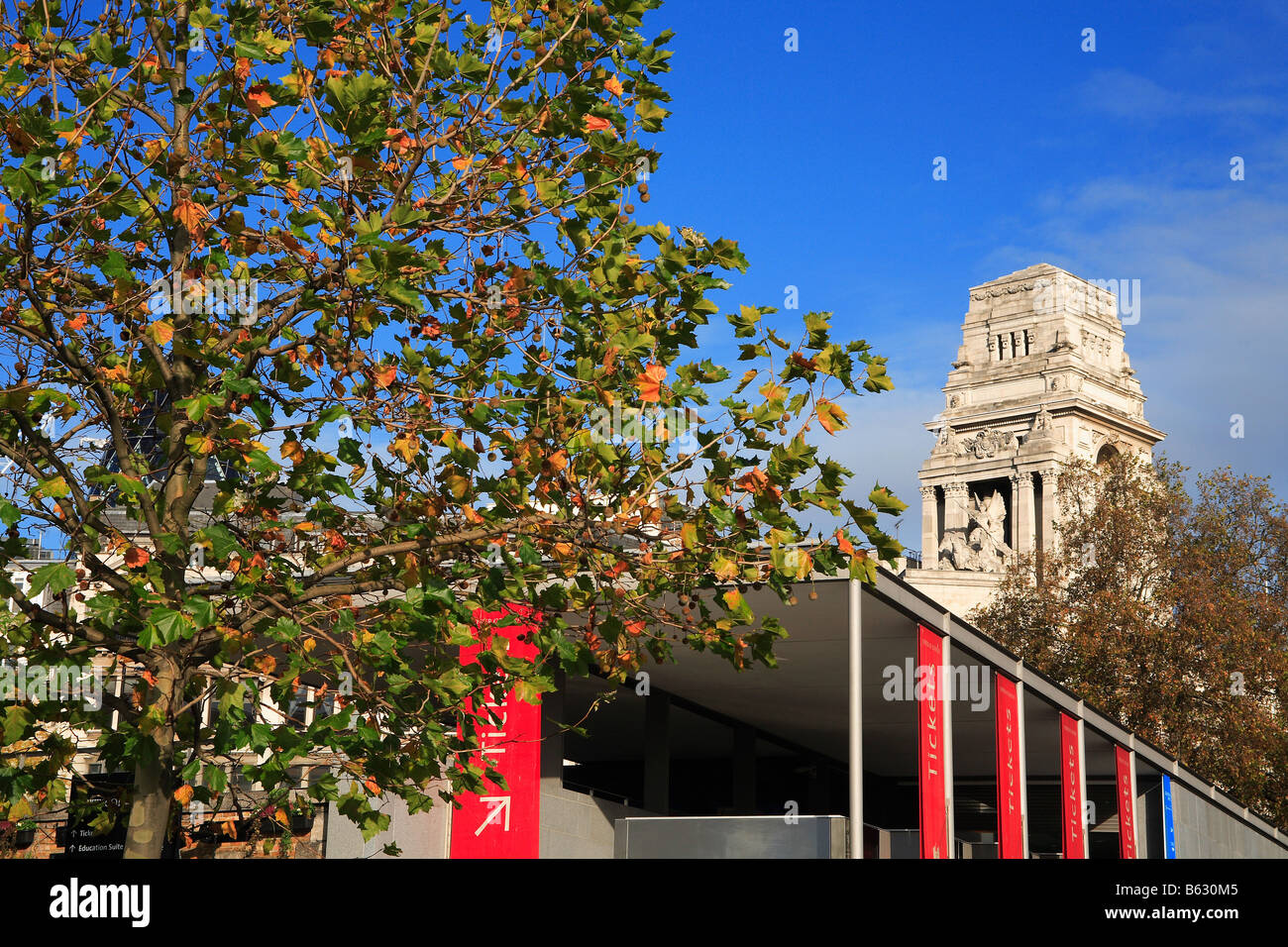 Tower Ticket office and 10 Trinity Square by Tower Hill London England ...
