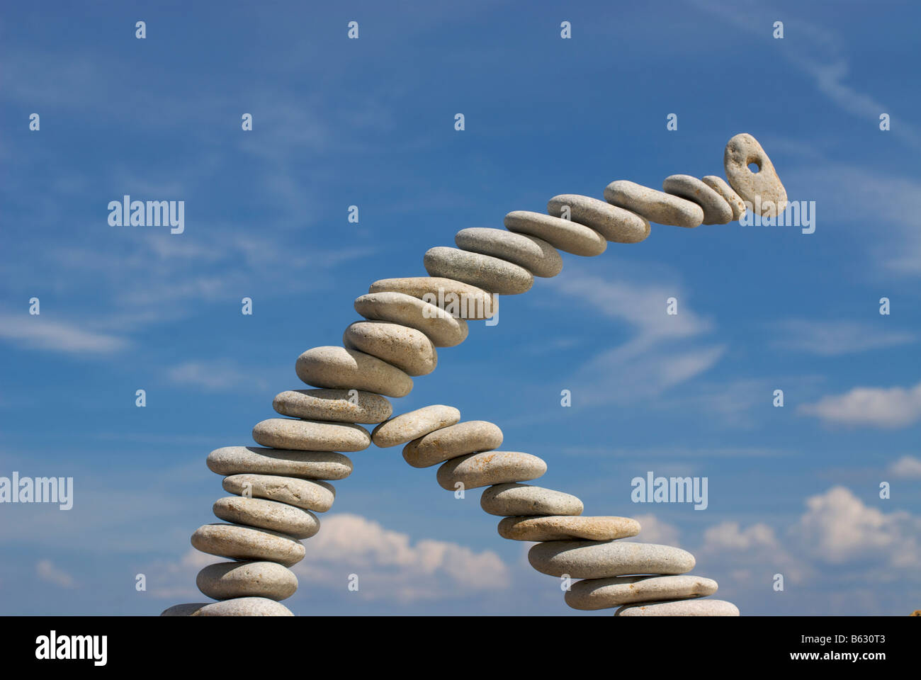 Horizontal top view stacks hi-res stock photography and images - Alamy