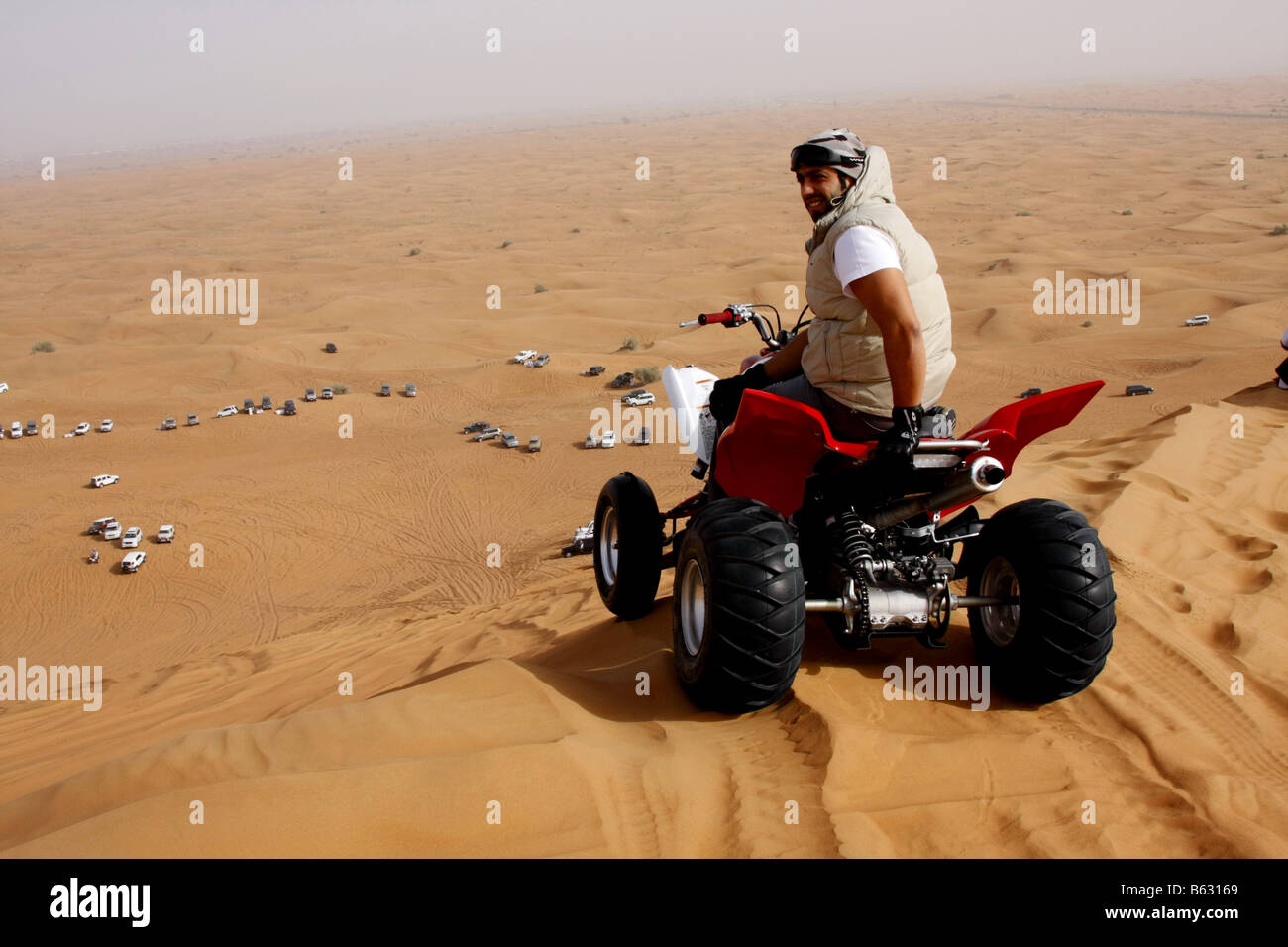 AN ATV AT THE DESERT SAFARI IN DUBAI Stock Photo - Alamy