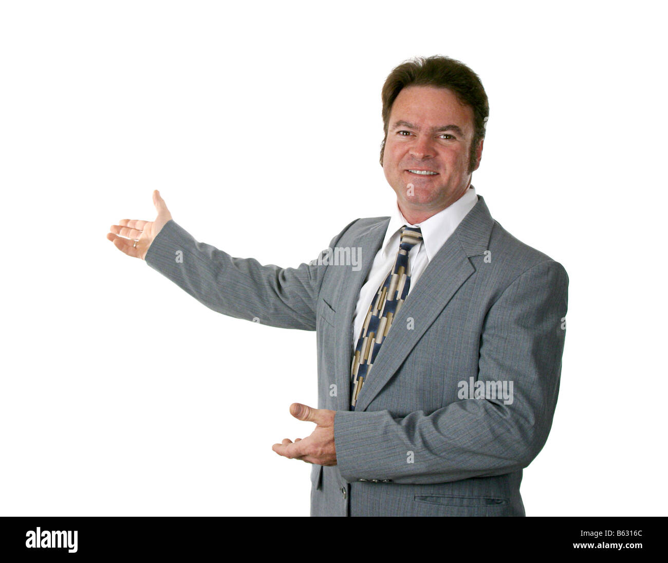 Agent businessman display Cut Out Stock Images & Pictures - Alamy