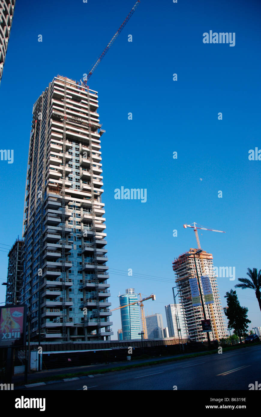 Israel Tel Aviv High rise buildings in the business centre Stock Photo ...
