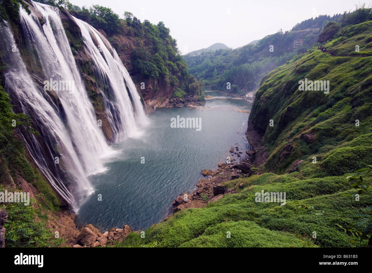 China Guizhou Province Huangguoshu Waterfall largest in China 81m wide ...