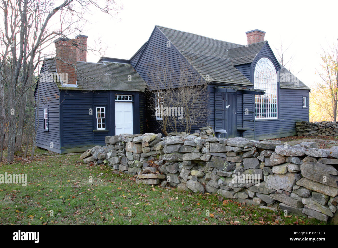 Hamilton House grounds during the autumn months located in South ...