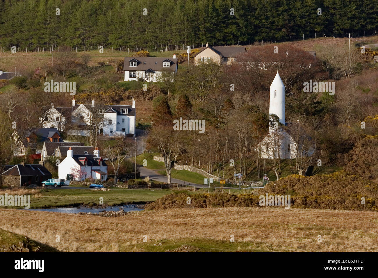 Dervaig and Kilmore Church, Isle of Mull Stock Photo - Alamy