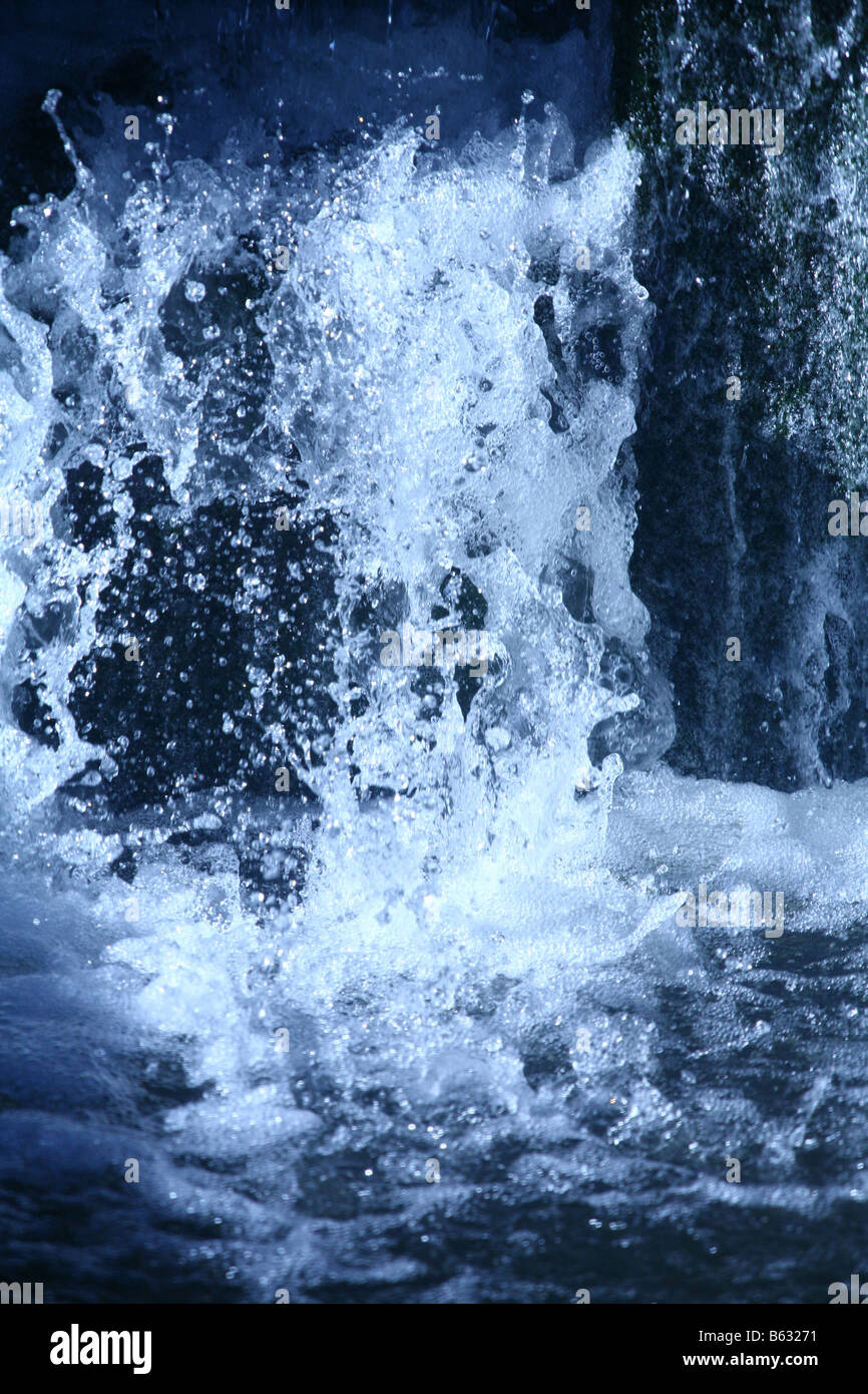 Detail of Waterfall Stock Photo - Alamy