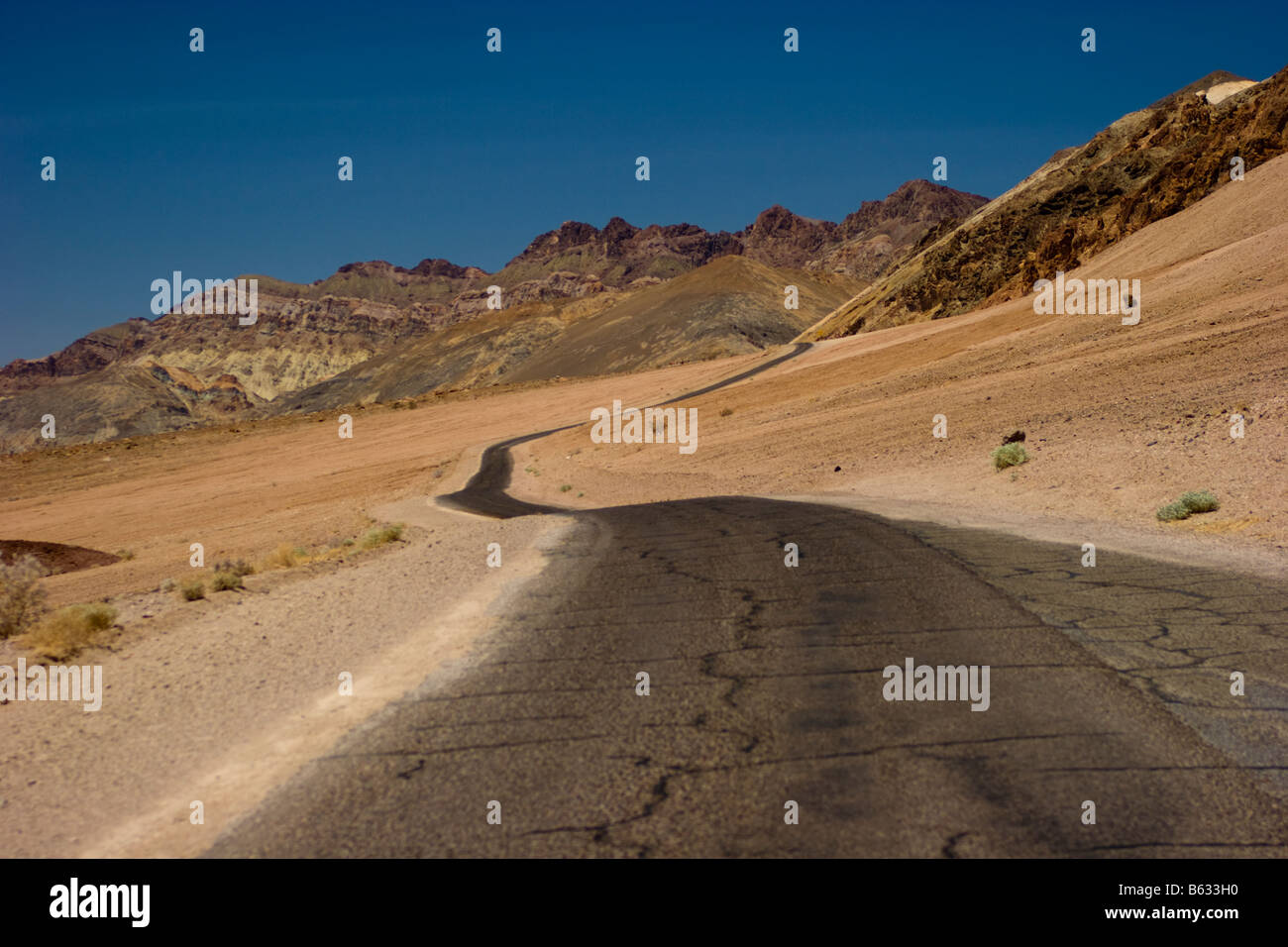 Death valley curve road hi-res stock photography and images - Alamy