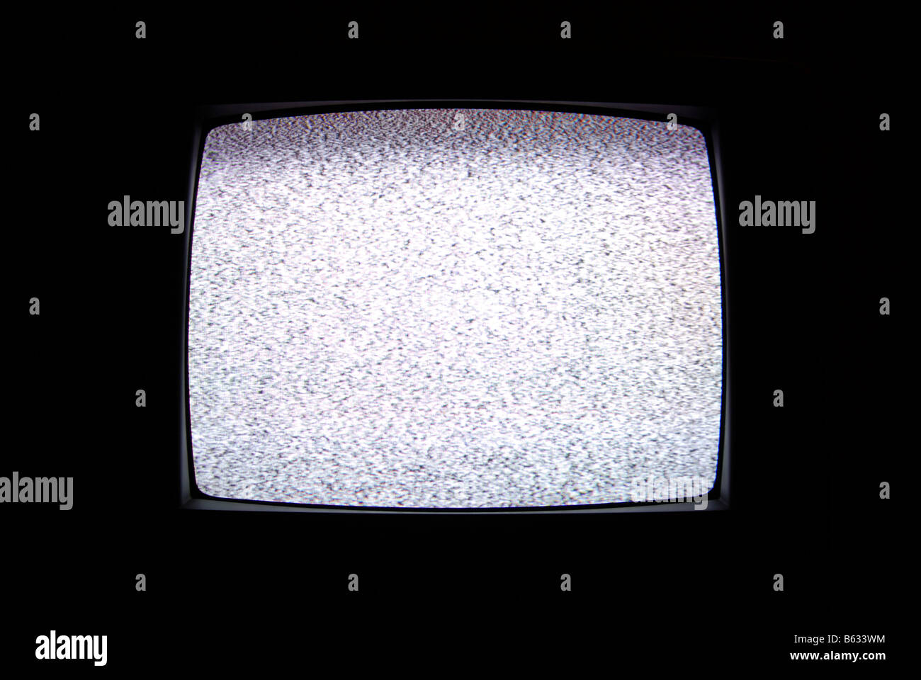 STATIC ON TV Stock Photo - Alamy