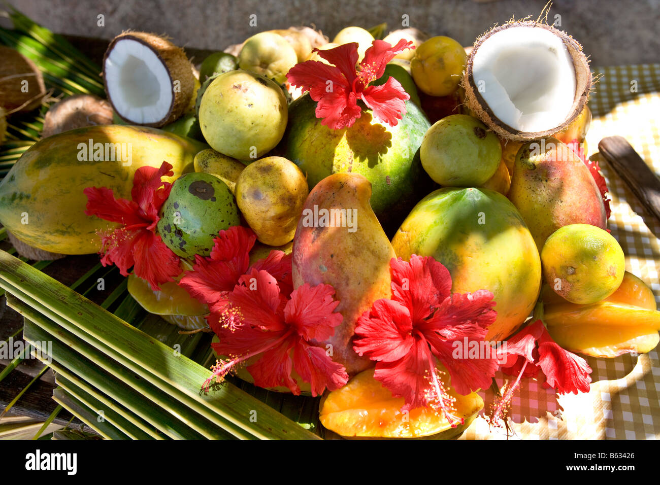 Tropical Island Fruits
