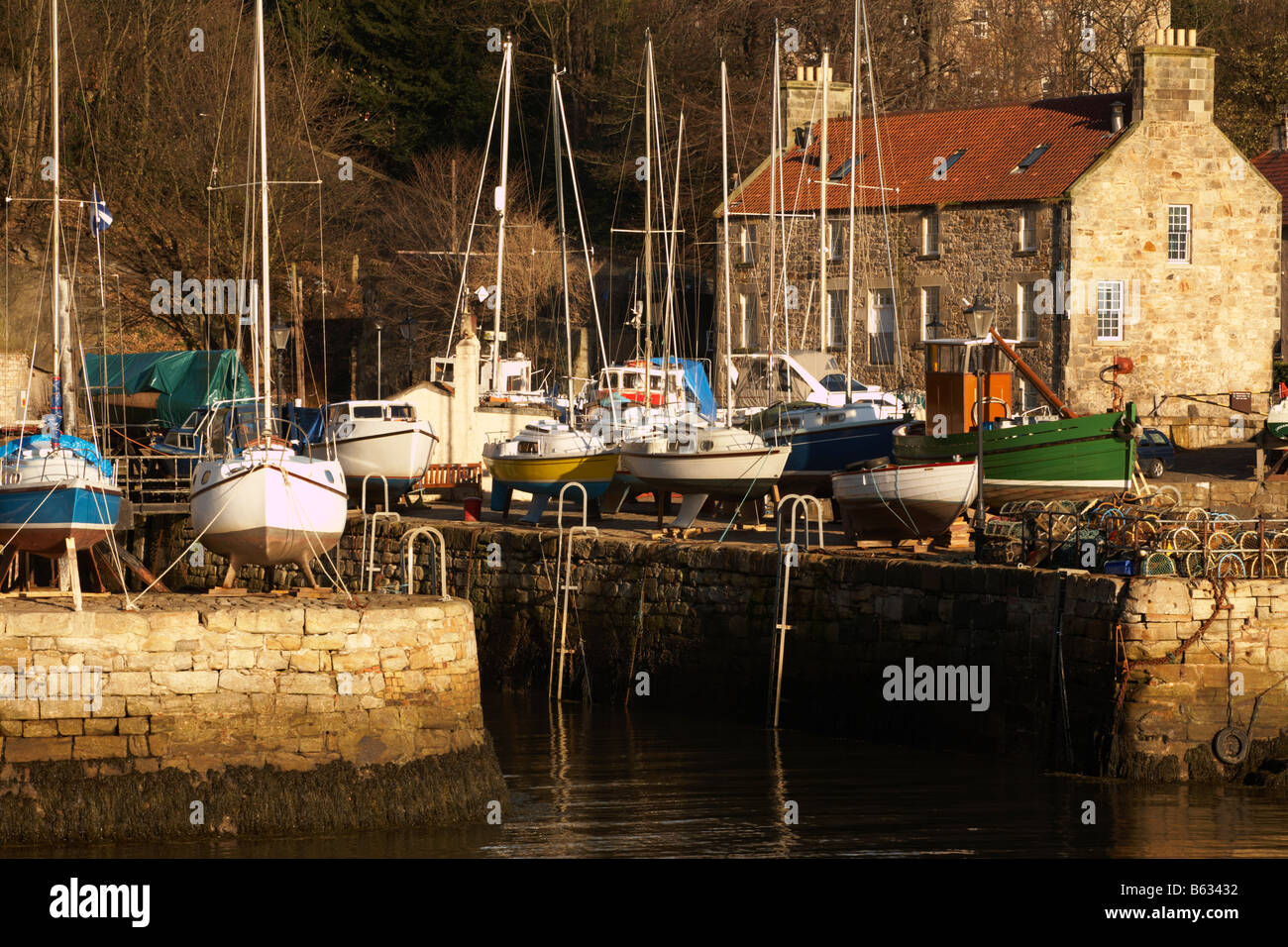 Dysart Harbour, Fife, Scotland Stock Photo - Alamy