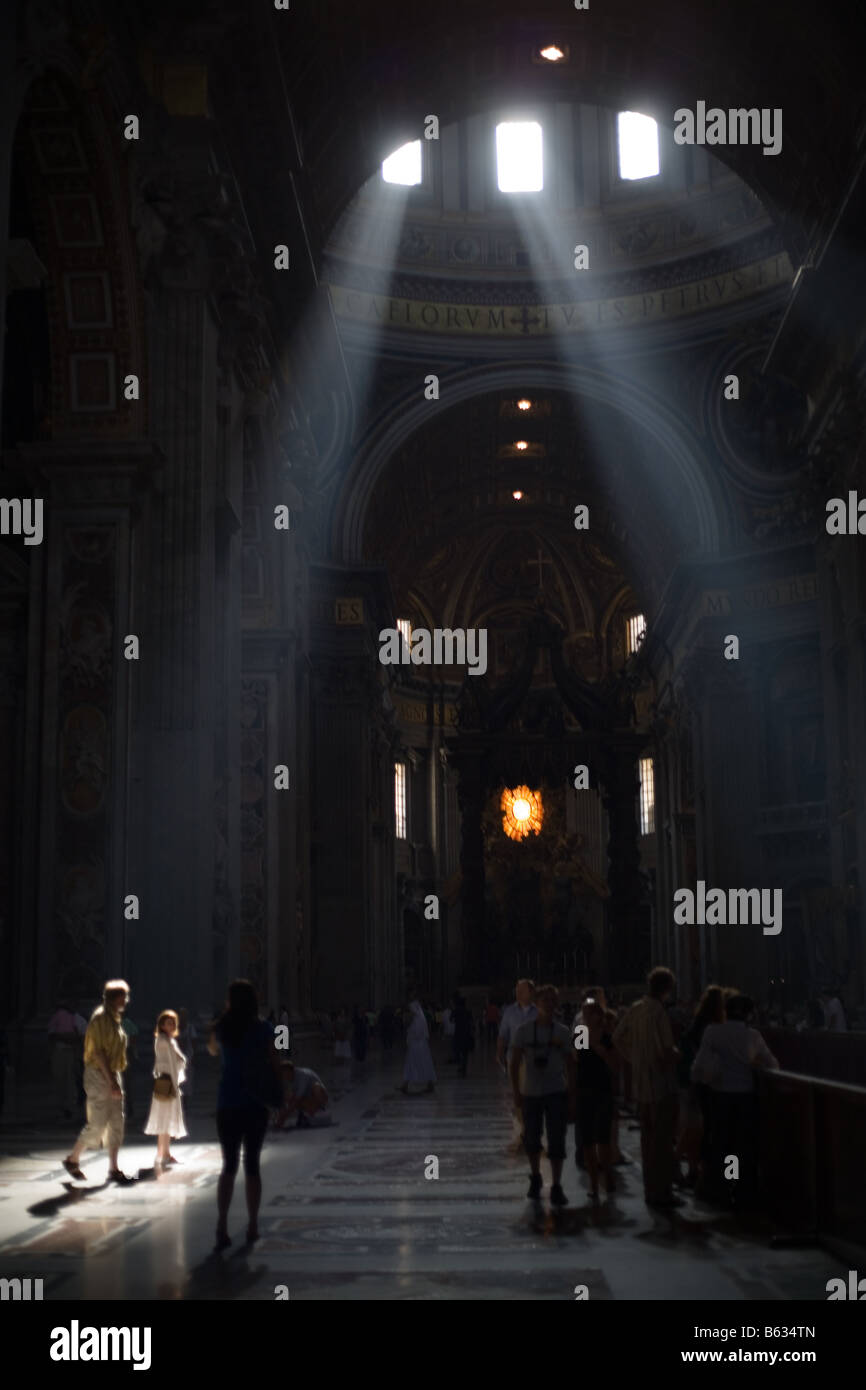 Light beam in Vatican Stock Photo - Alamy