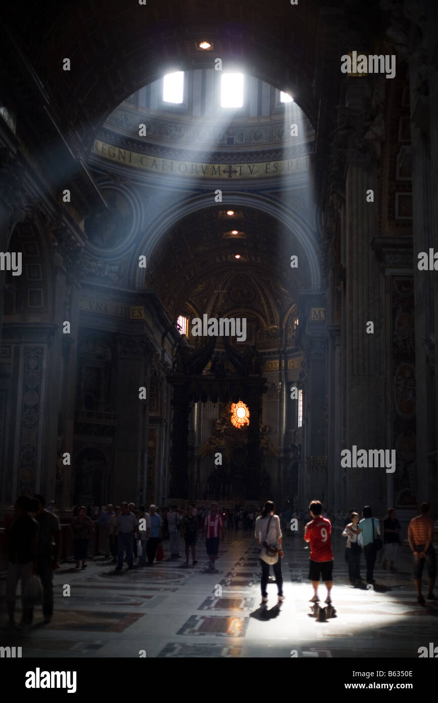 Light and shadow in Vatican Stock Photo - Alamy