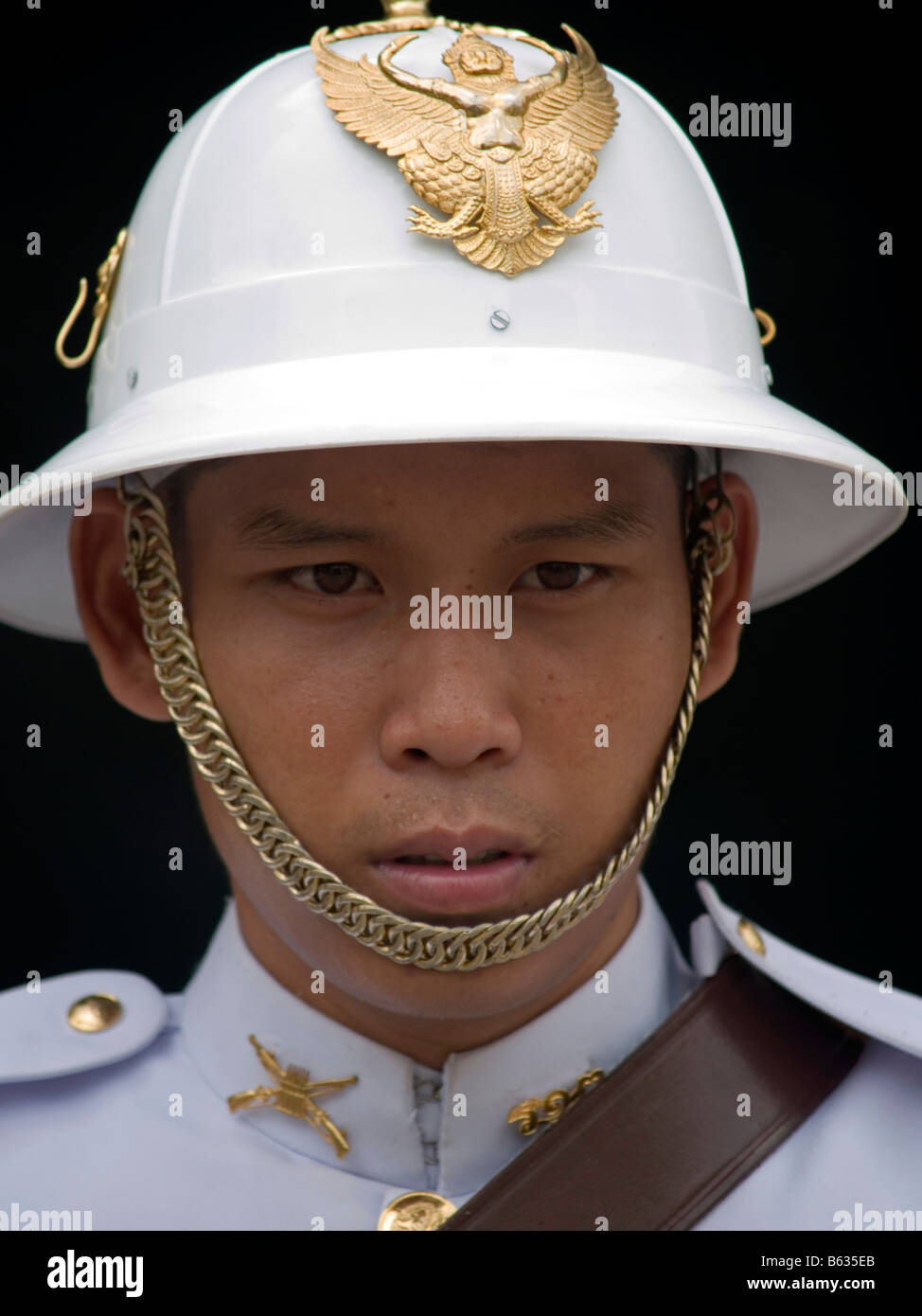 guard portrait at the Grand Palace in Bangkok Thailand Stock Photo - Alamy