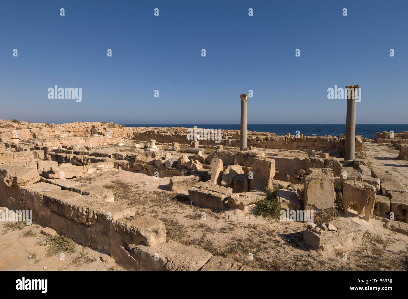 Sabratha Roman site Tripolitania Libya Stock Photo - Alamy