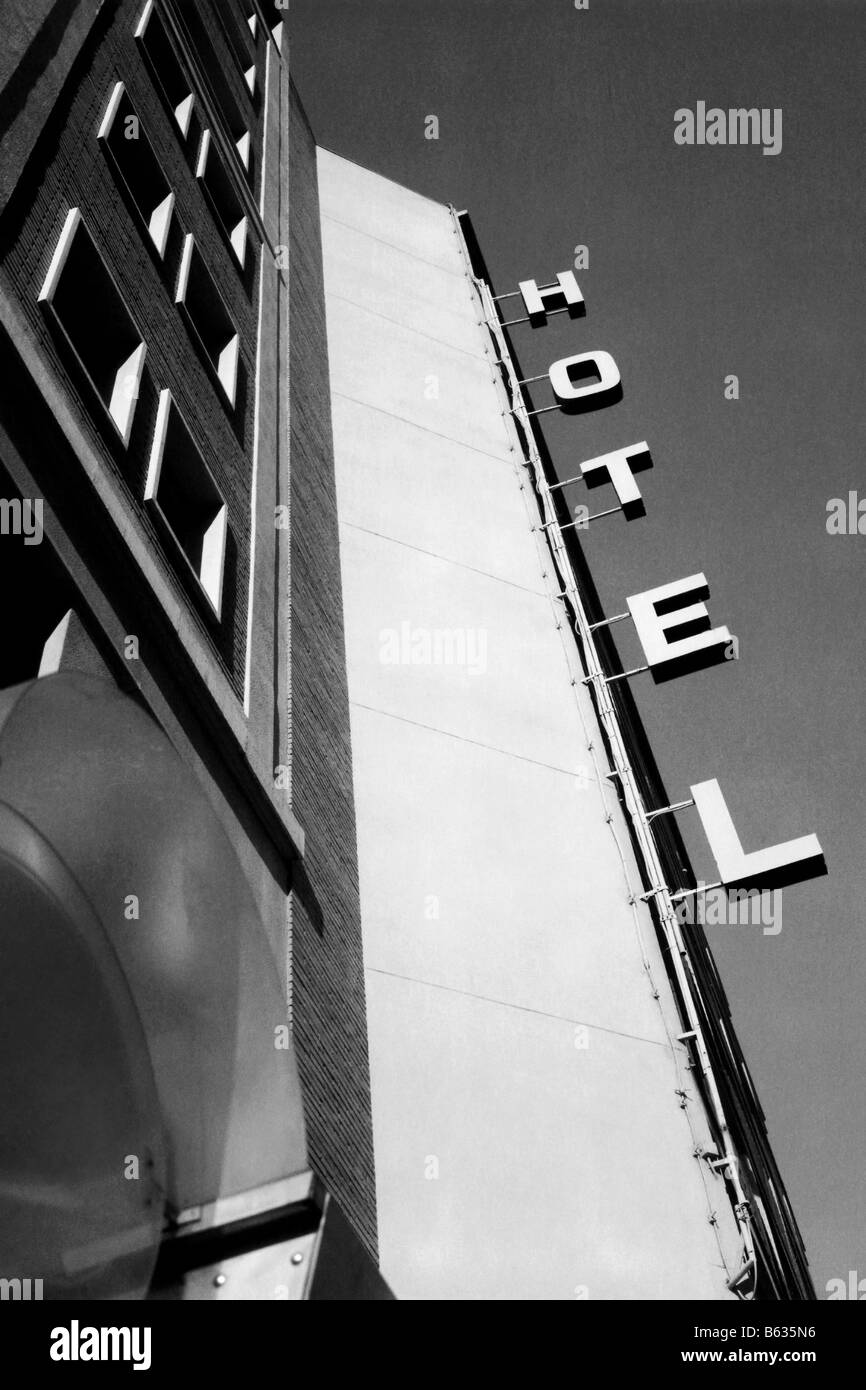 Hotel luxury architecture Black and White Stock Photos & Images - Alamy