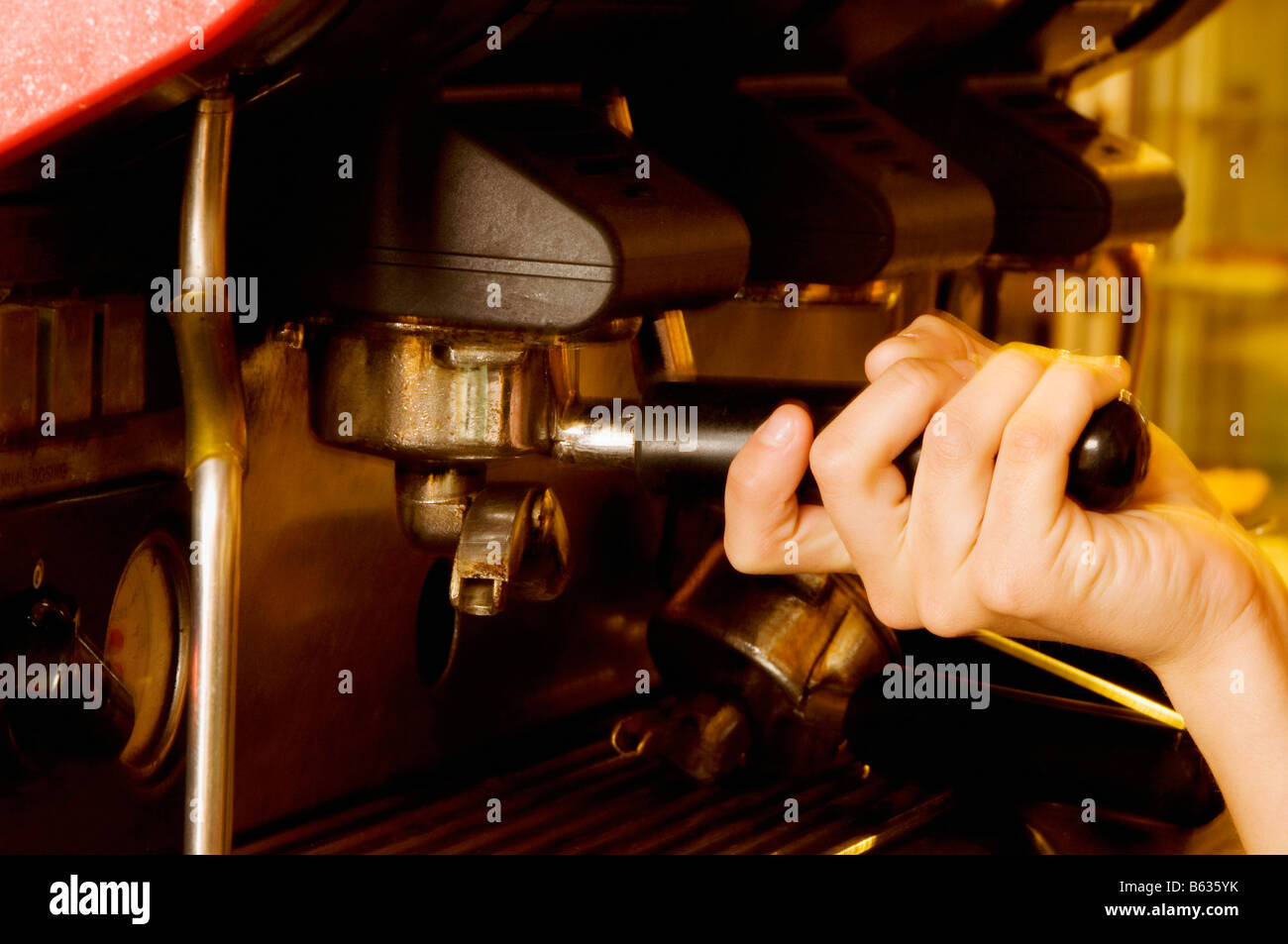 Using a coffee maker hi-res stock photography and images - Alamy