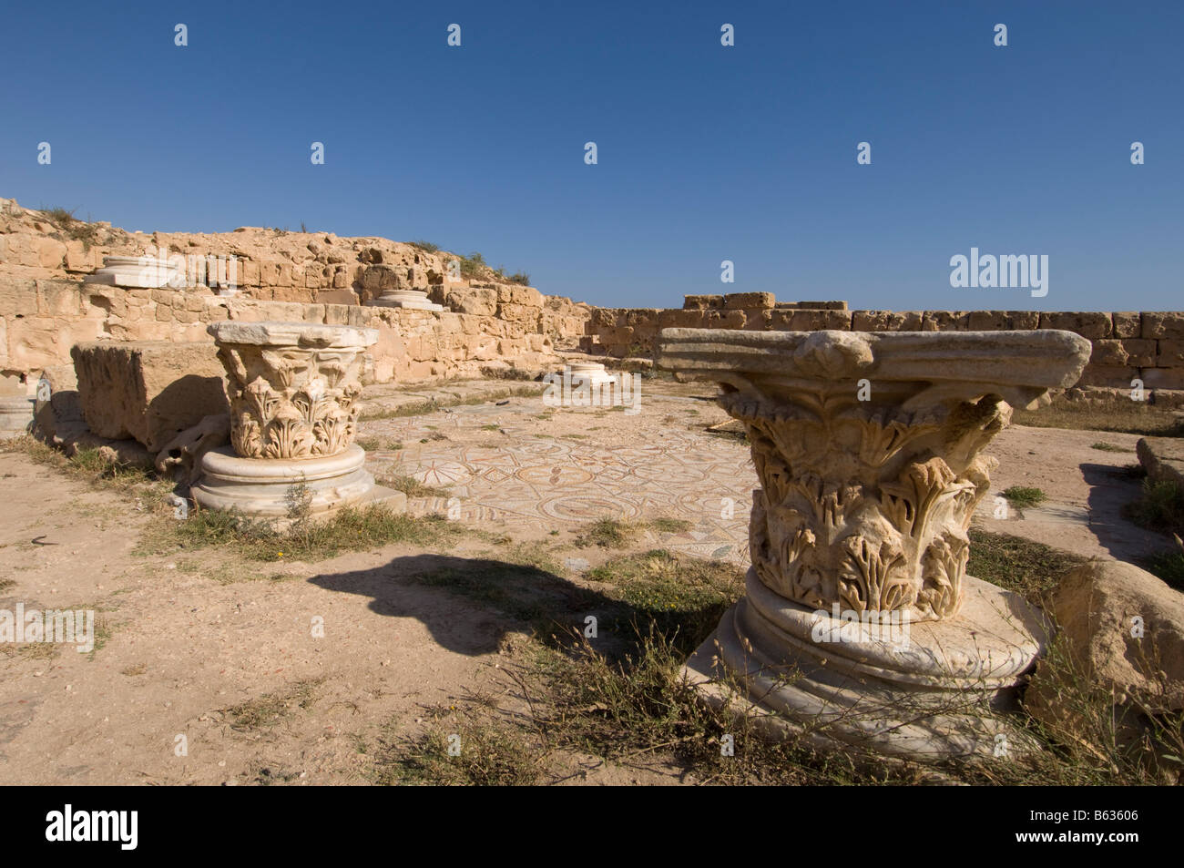 Sabratha Roman site Tripolitania Libya Stock Photo - Alamy