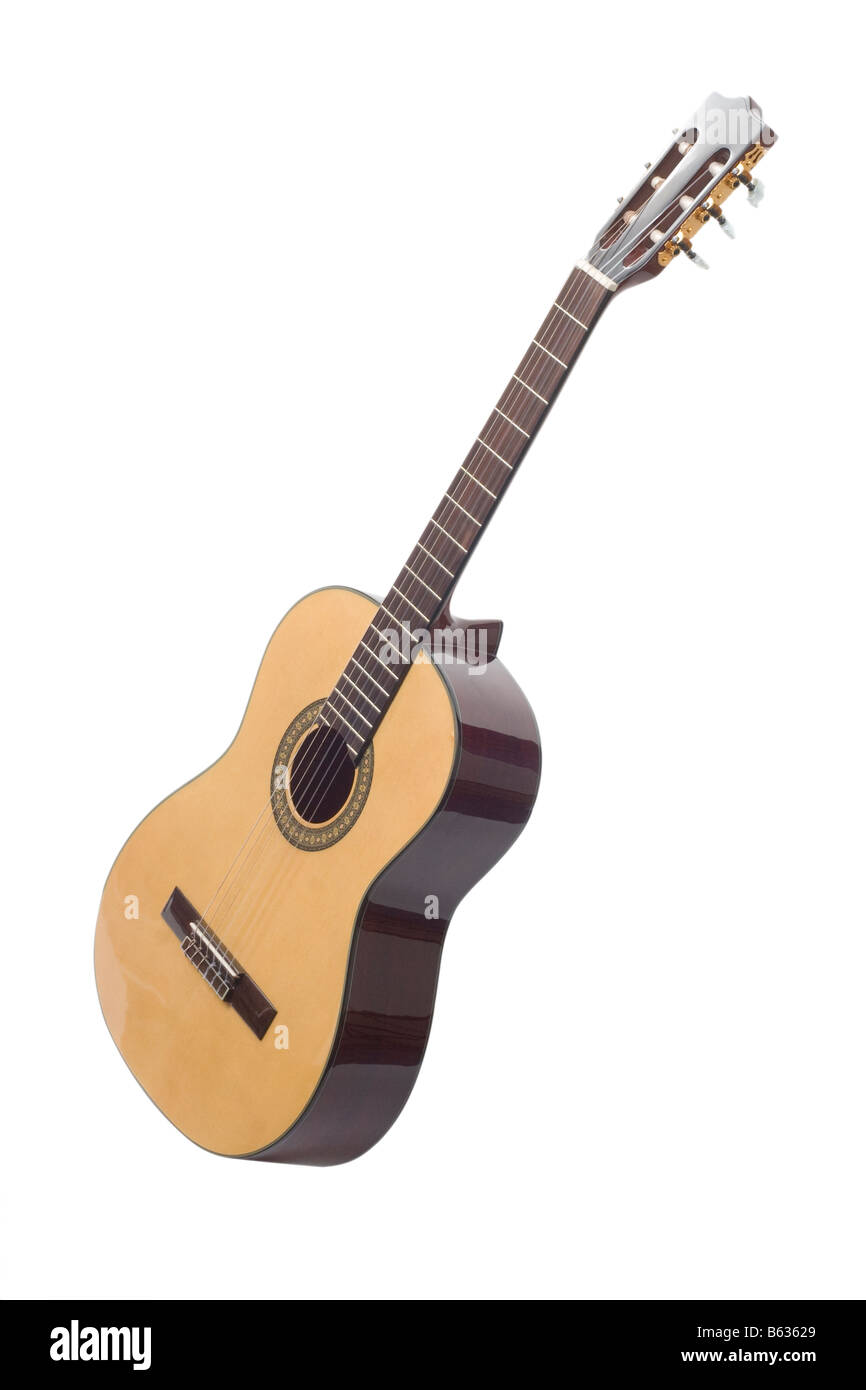 guitar isolated on white background Stock Photo - Alamy