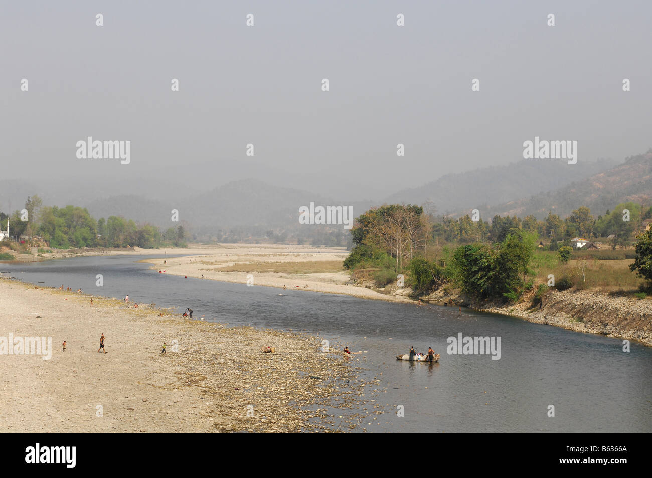 River in Nepal Stock Photo - Alamy