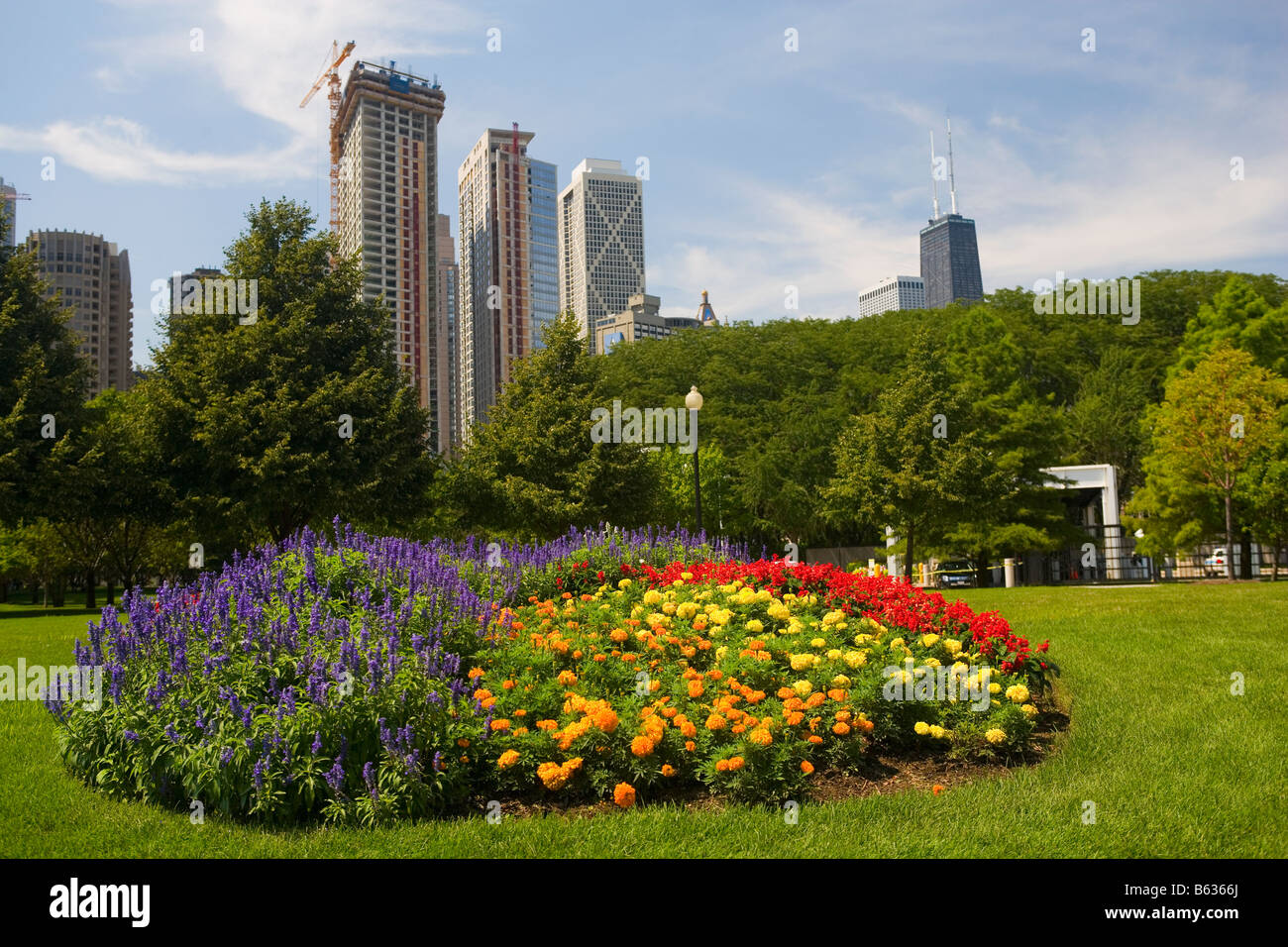 Chicago flower garden navy pier hi-res stock photography and images - Alamy