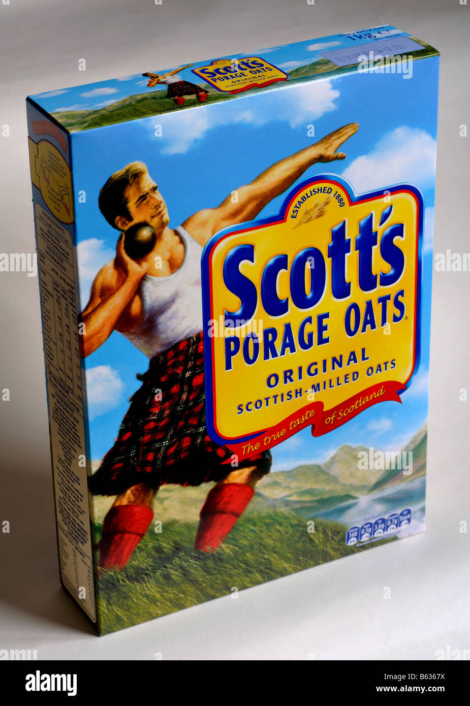 Scott s Porage Oats packet UK Stock Photo - Alamy