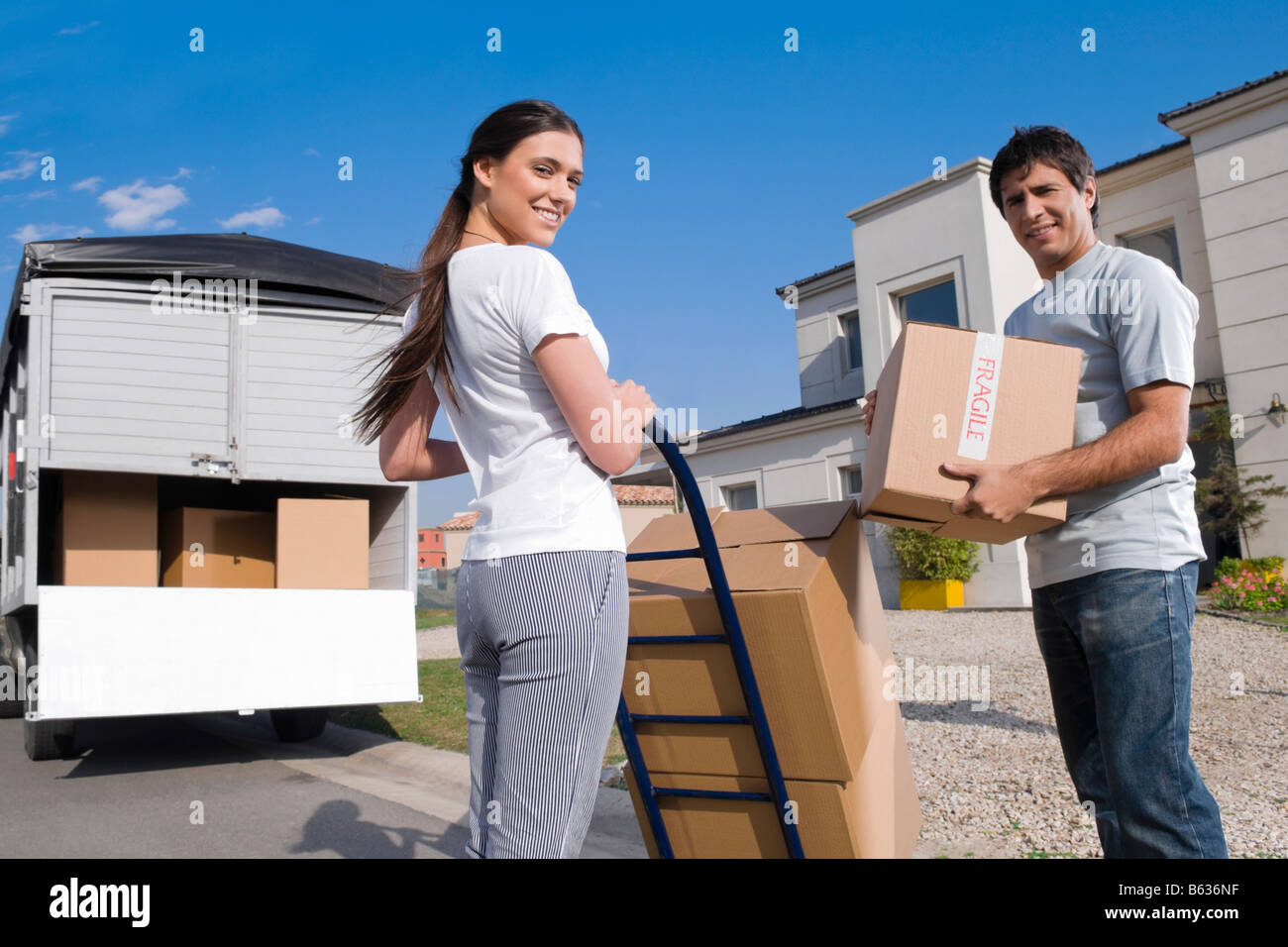 Transporting moving people hi-res stock photography and images - Alamy