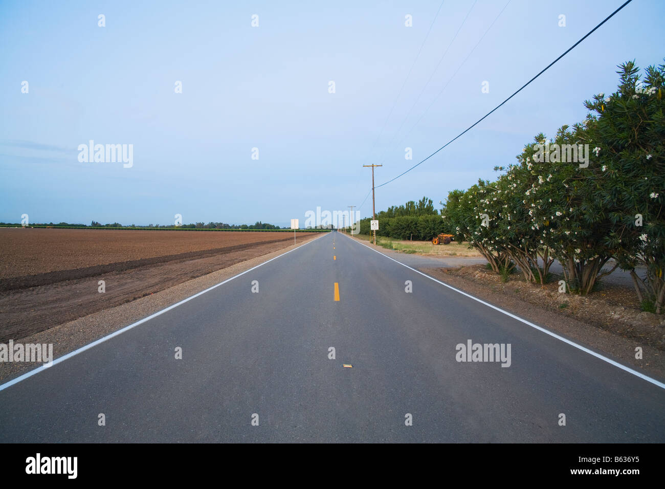 Road passing through a landscape Stock Photo - Alamy