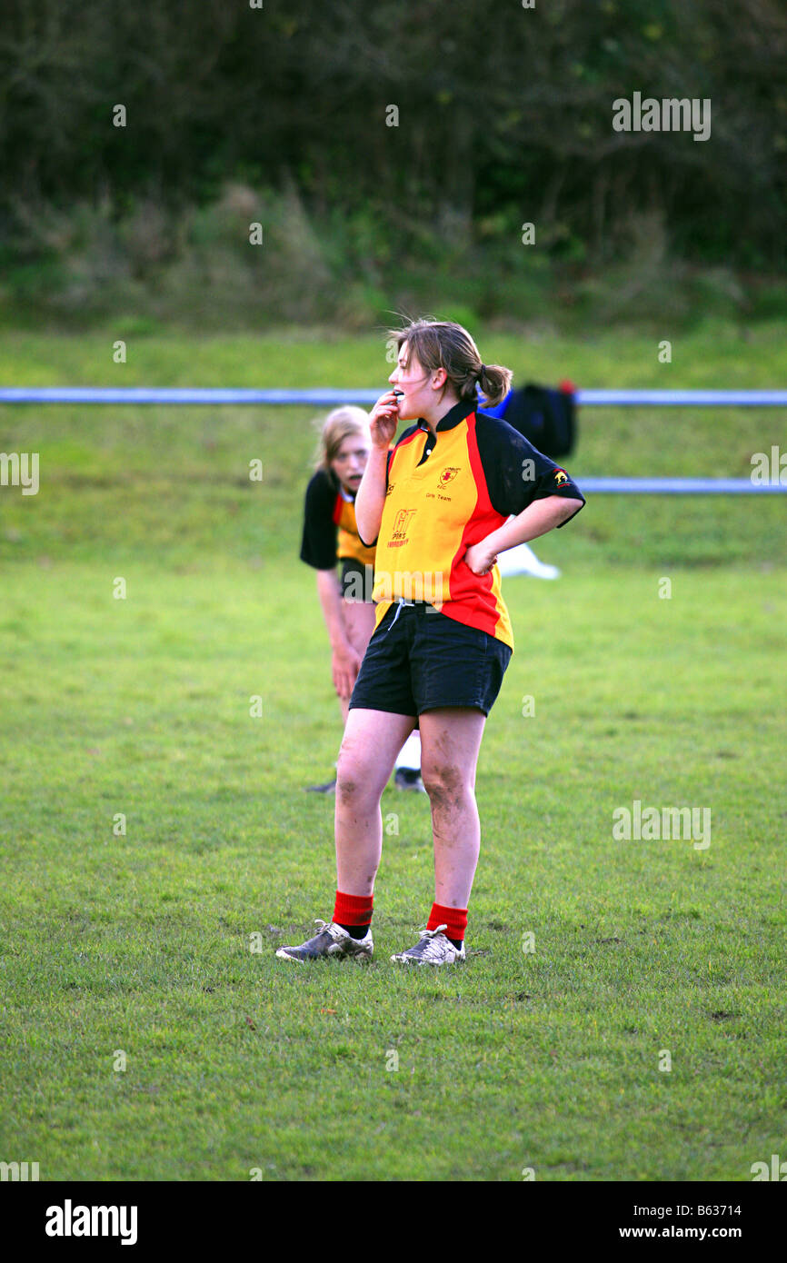 Female rugby scrum hi-res stock photography and images - Alamy