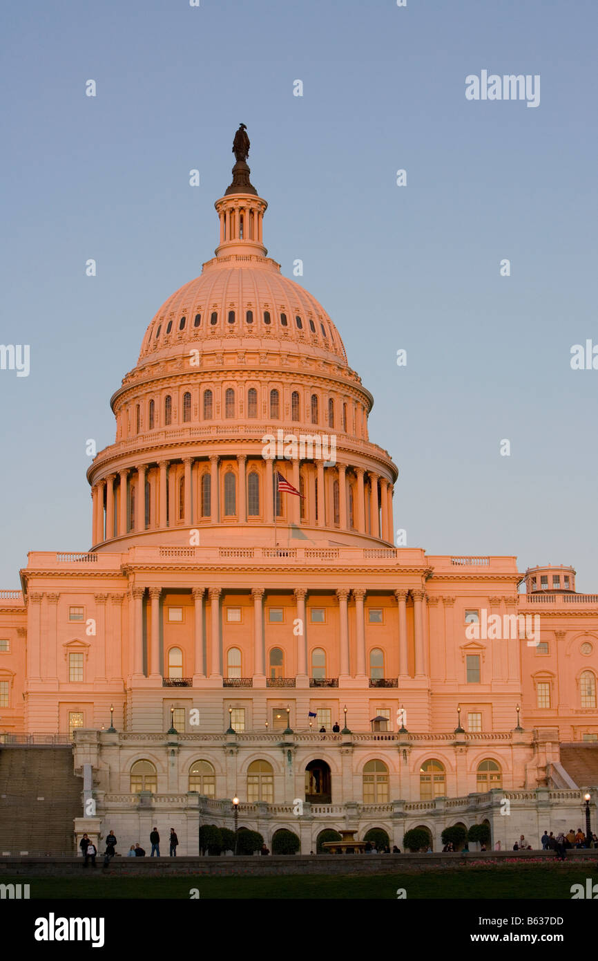 Facade of a government building, State Capitol Building, The Mall ...