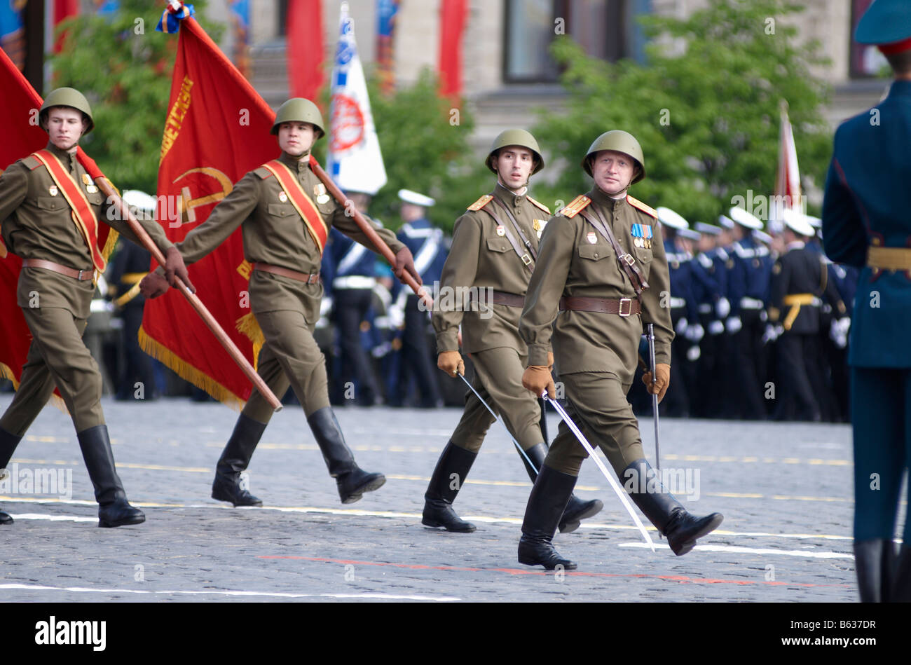 Victory parade moscow marching hi-res stock photography and images - Alamy