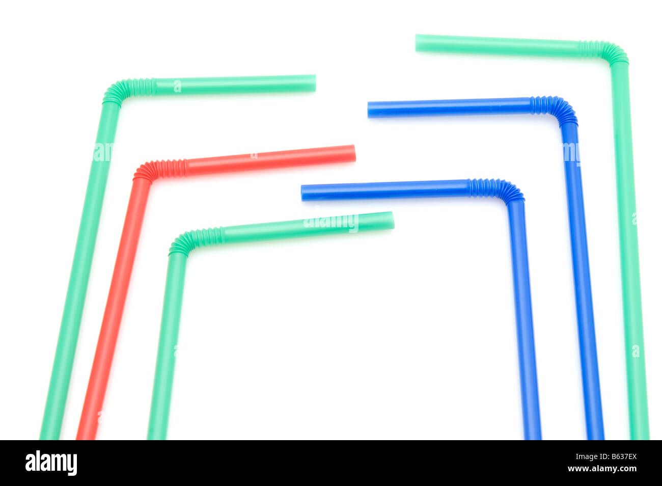 object on white utensil drinking straws Stock Photo - Alamy