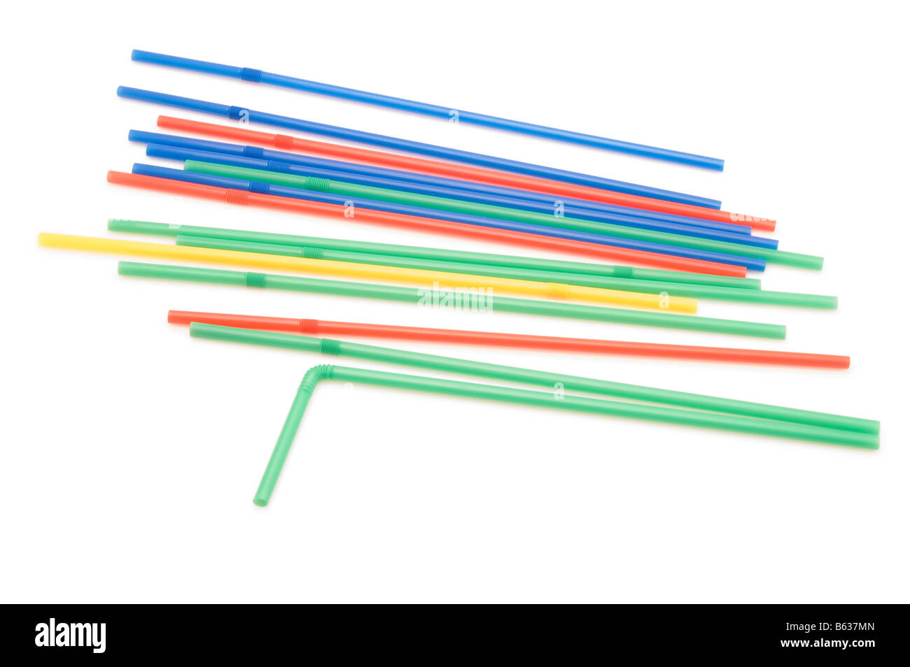 object on white utensil drinking straws Stock Photo - Alamy