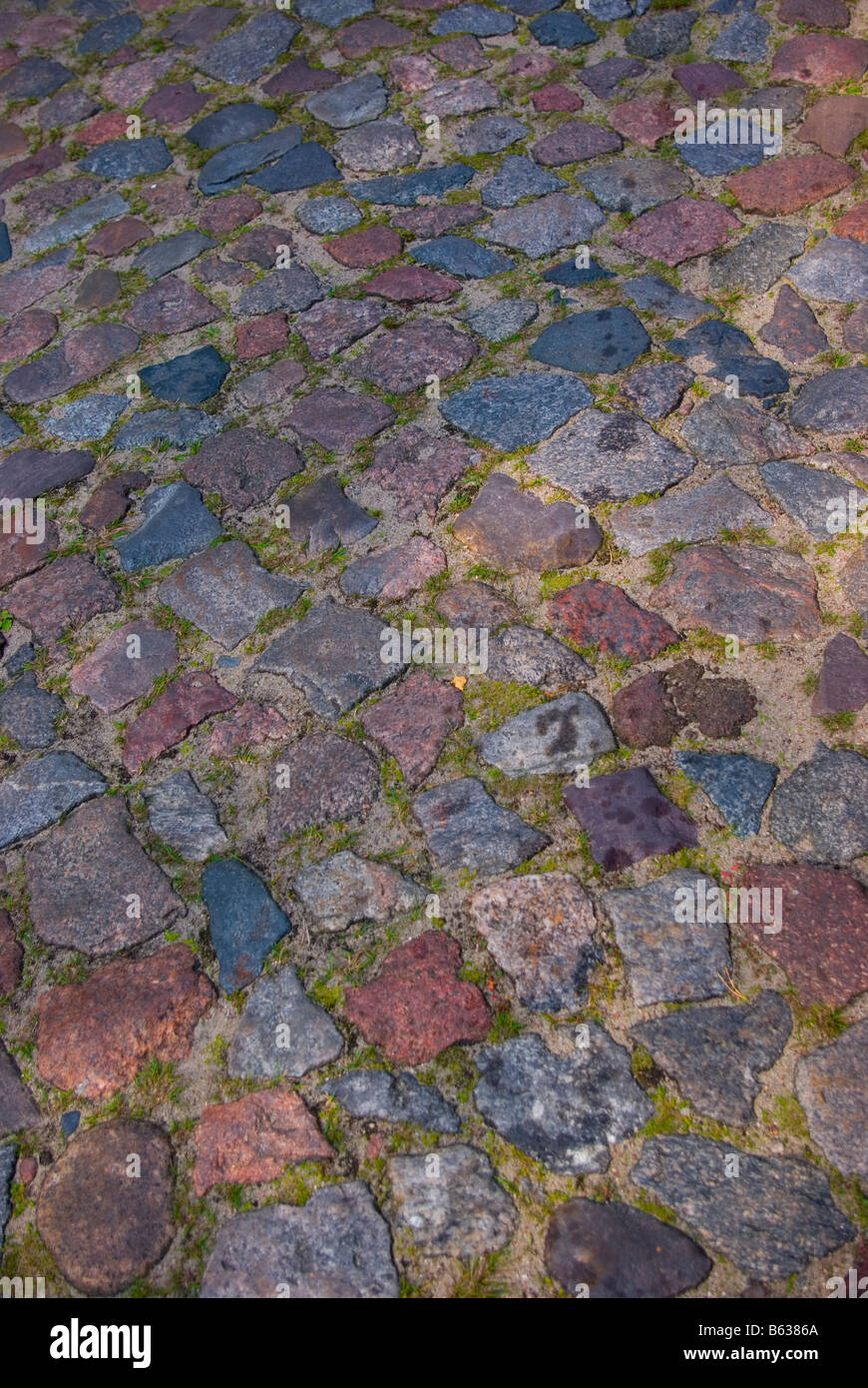 cobbled road, cobbles Stock Photo - Alamy