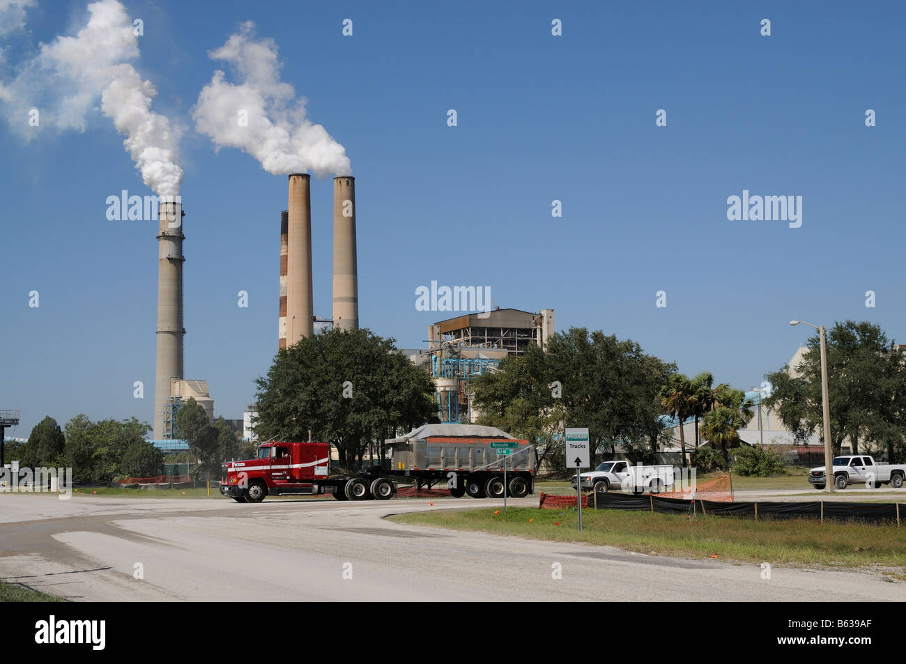 TECO Energy Big Bend power station Florida America USA Stock Photo - Alamy