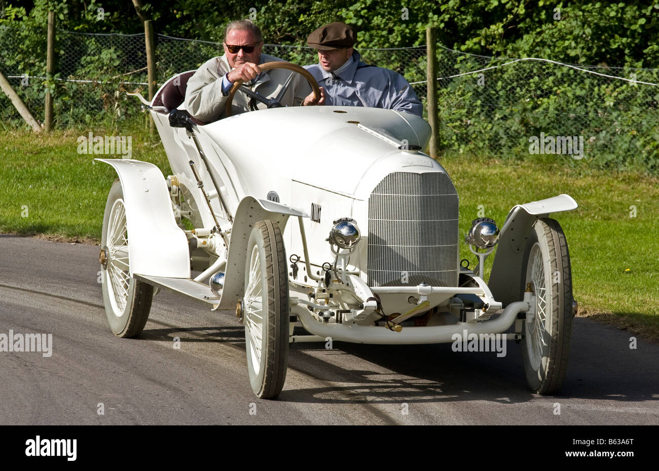 1910 Austro-Daimler Prince Henry driven by Ernst Piech at the Goodwood ...