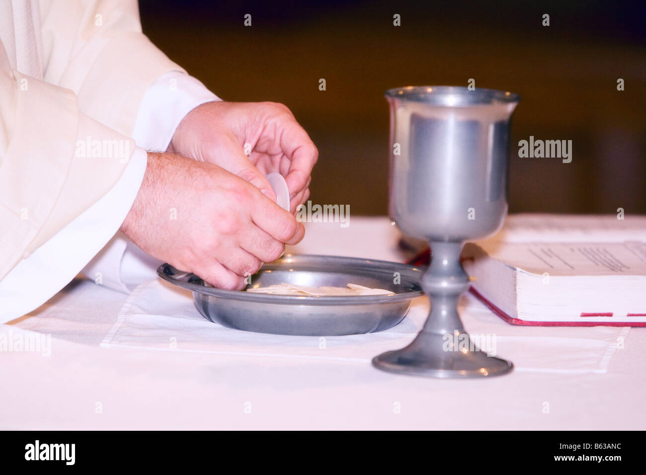 Blessing Bread High Resolution Stock Photography and Images - Alamy