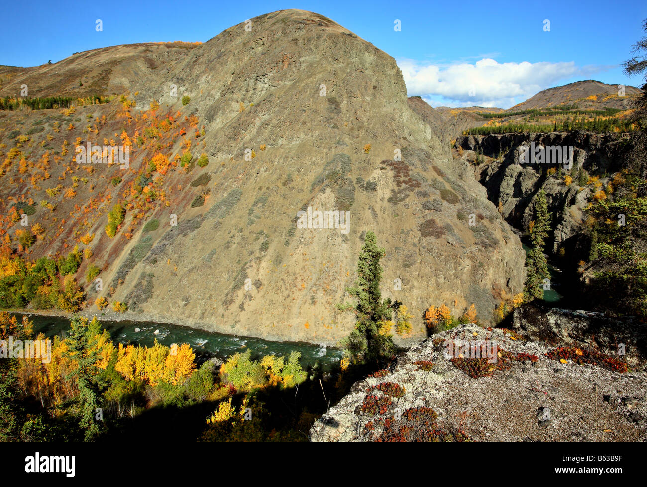 Grand Canyon of the Stikine River in Northern British Columbia Stock ...