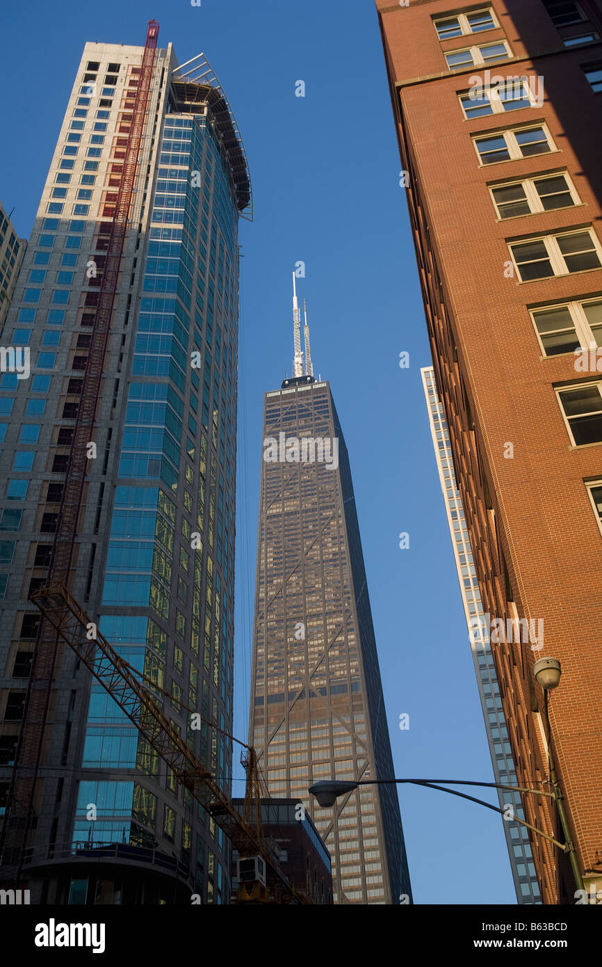 Chicago hancock building view hi-res stock photography and images - Alamy