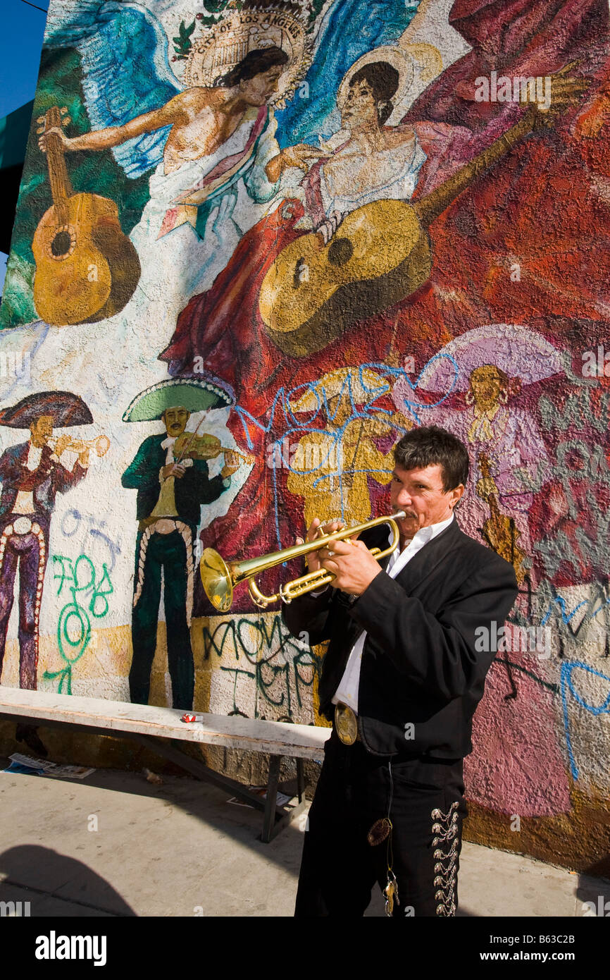 Mariachi Player Boyle Heights Los Angeles California United States of ...