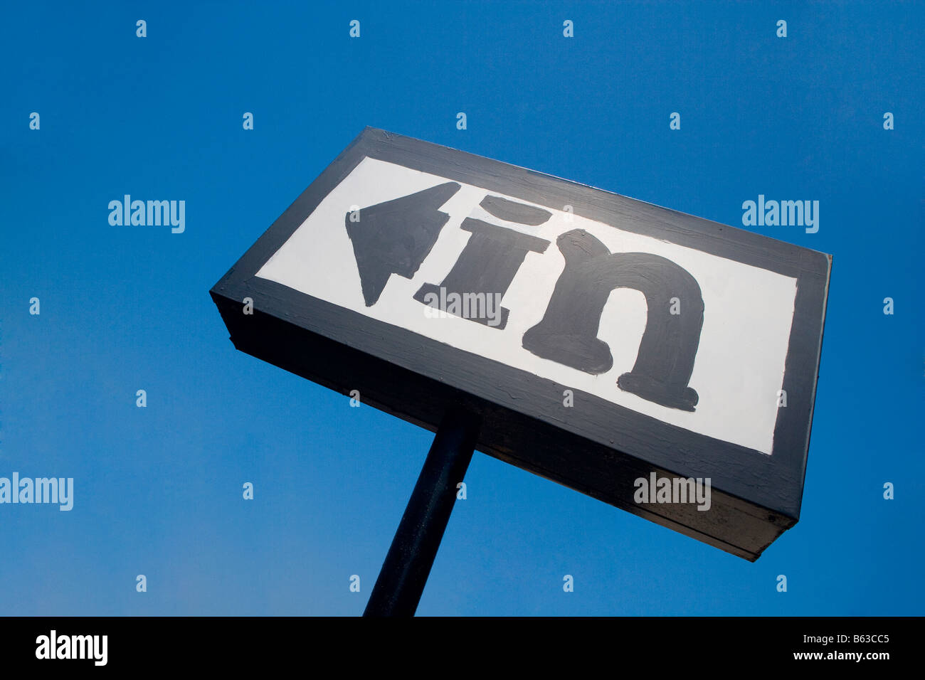 Low angle view of an information signboard hi-res stock photography and ...