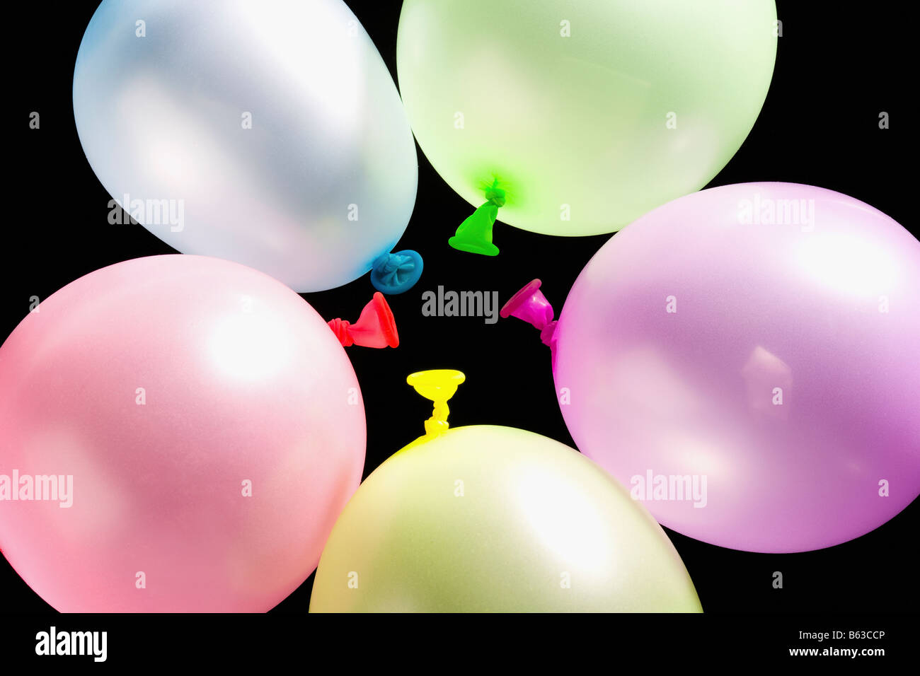 Close-up of multi-colored balloons Stock Photo - Alamy
