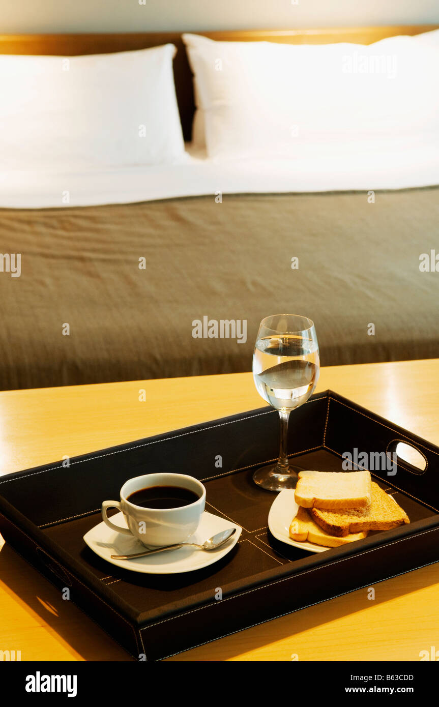 Breakfast on a table Stock Photo - Alamy