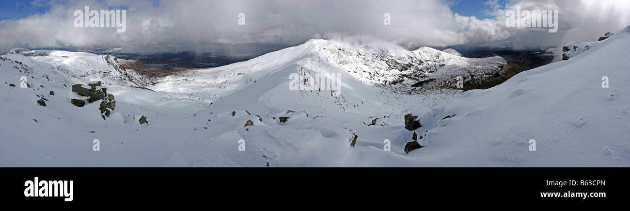 Beinn an Fhurain & Ben More Assynt from Conival Stock Photo - Alamy