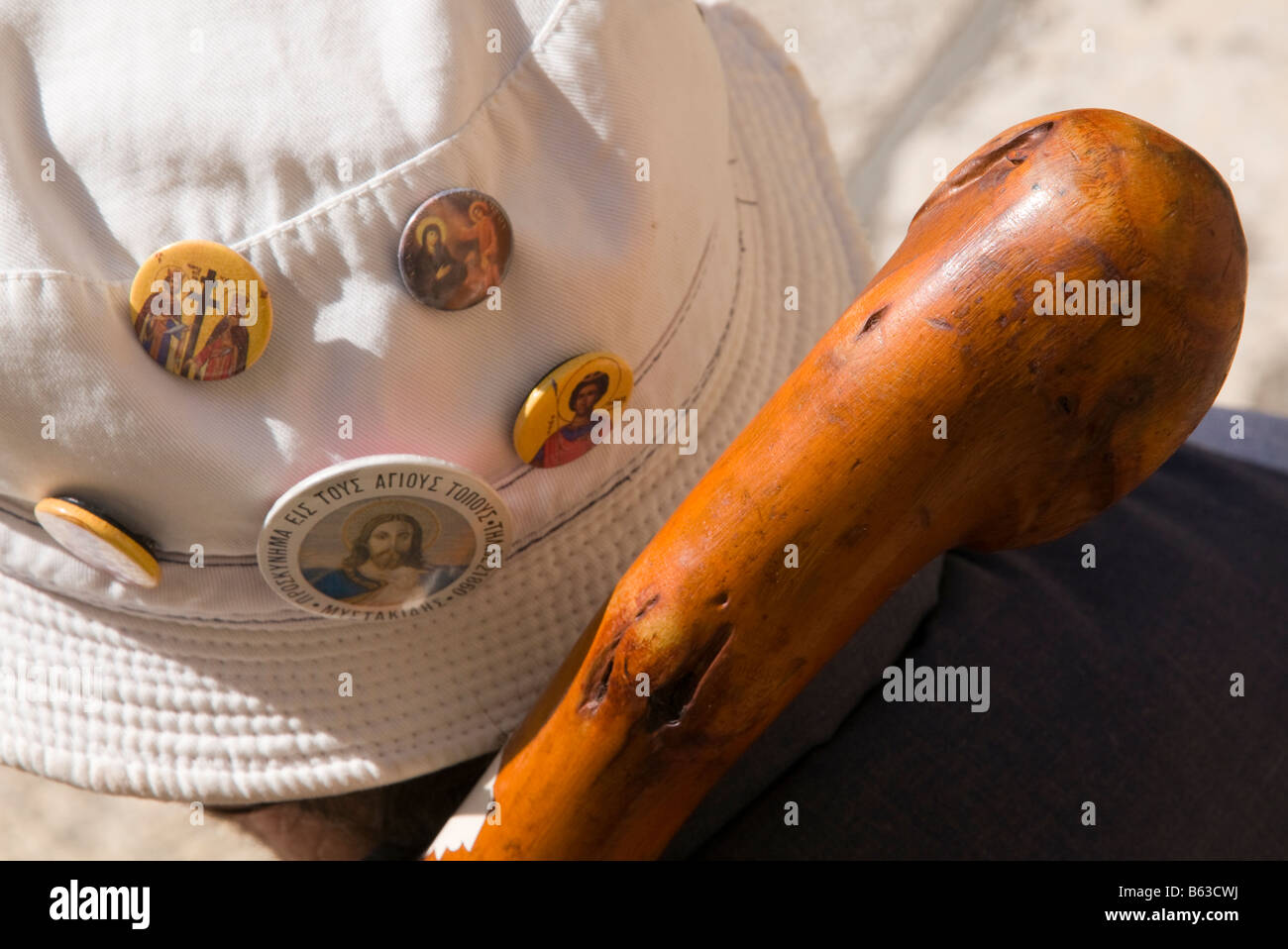 Israel Jerusalem Old City Via Dolorosa Christian Orthodox pins on a hat ...