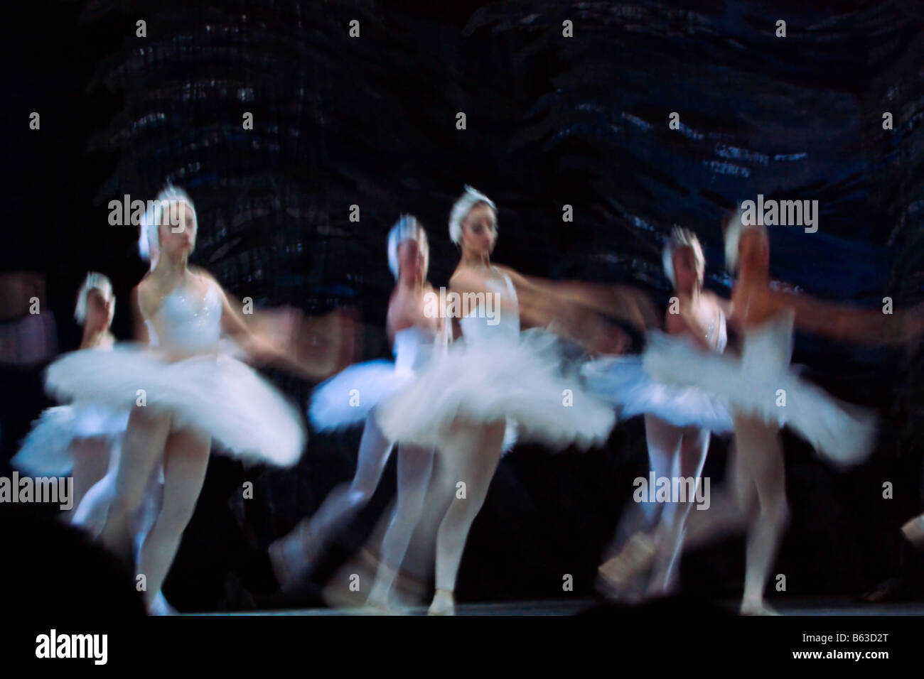 Classical Ballet Scene "Swan Lake Stock Photo - Alamy
