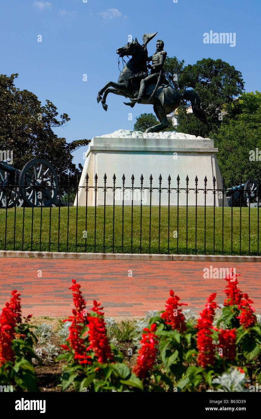 Jackson statue in washington dc hi-res stock photography and images - Alamy
