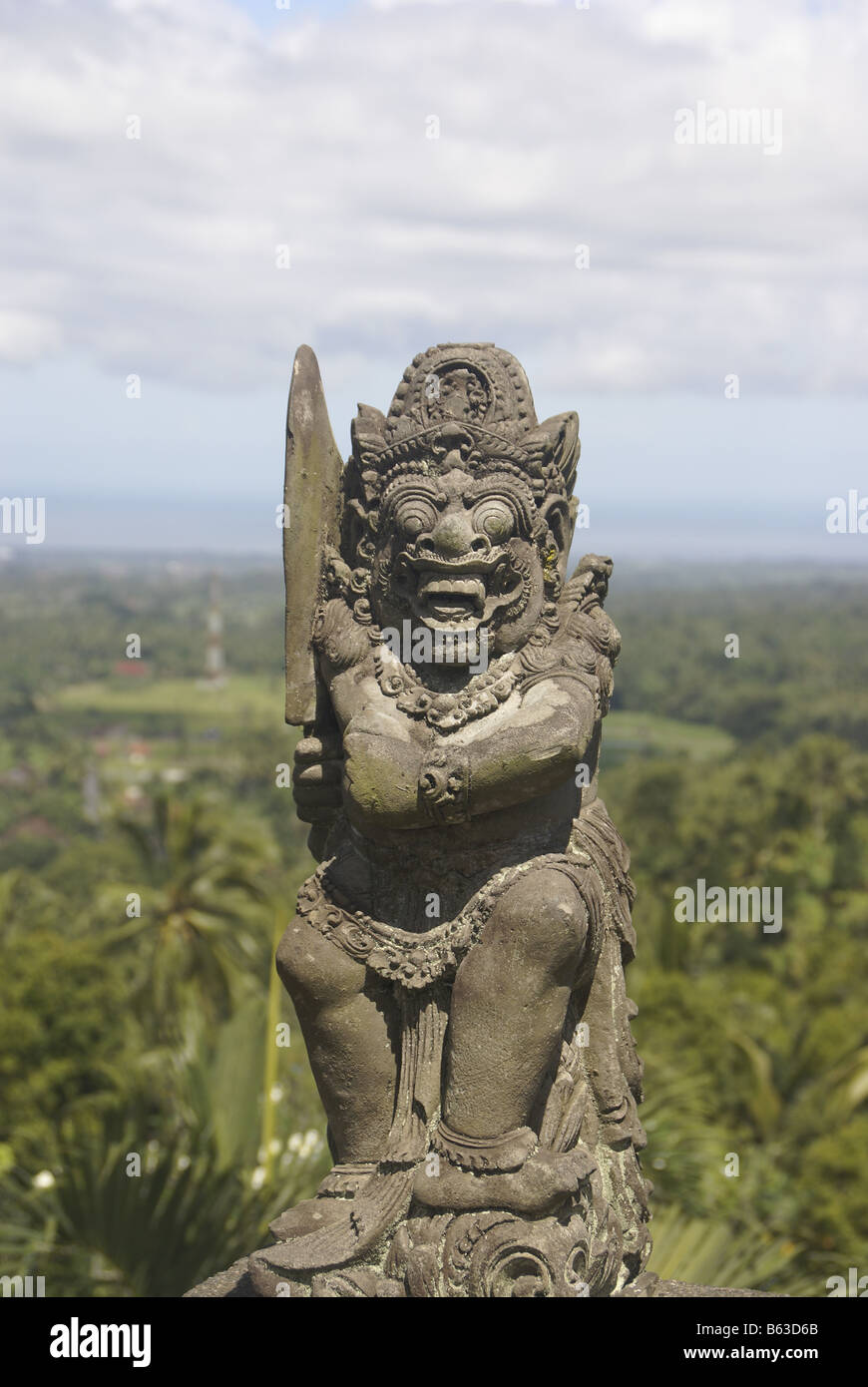 Balinese country statue Stock Photo - Alamy