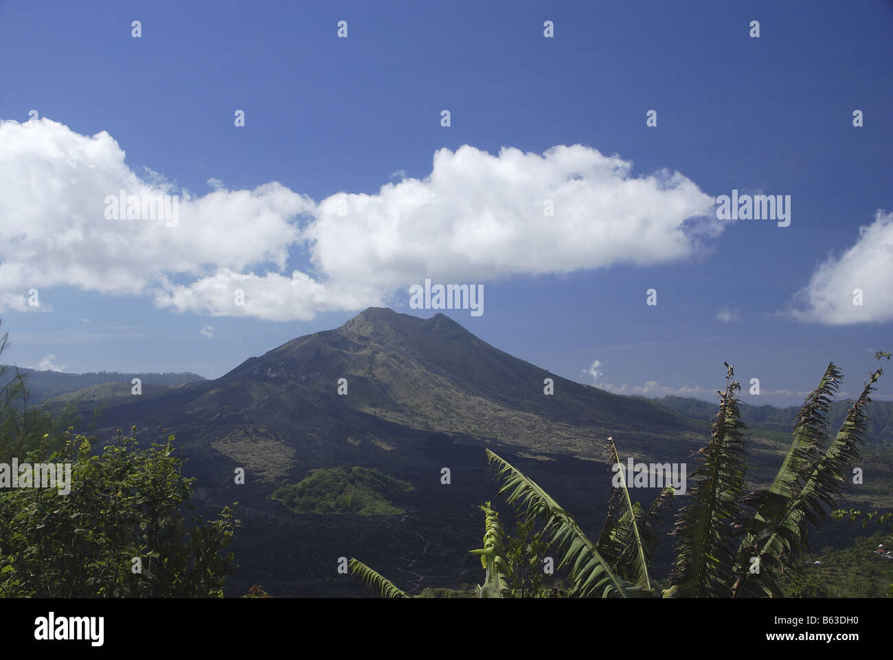 Mount Batur volcano Bali Stock Photo - Alamy